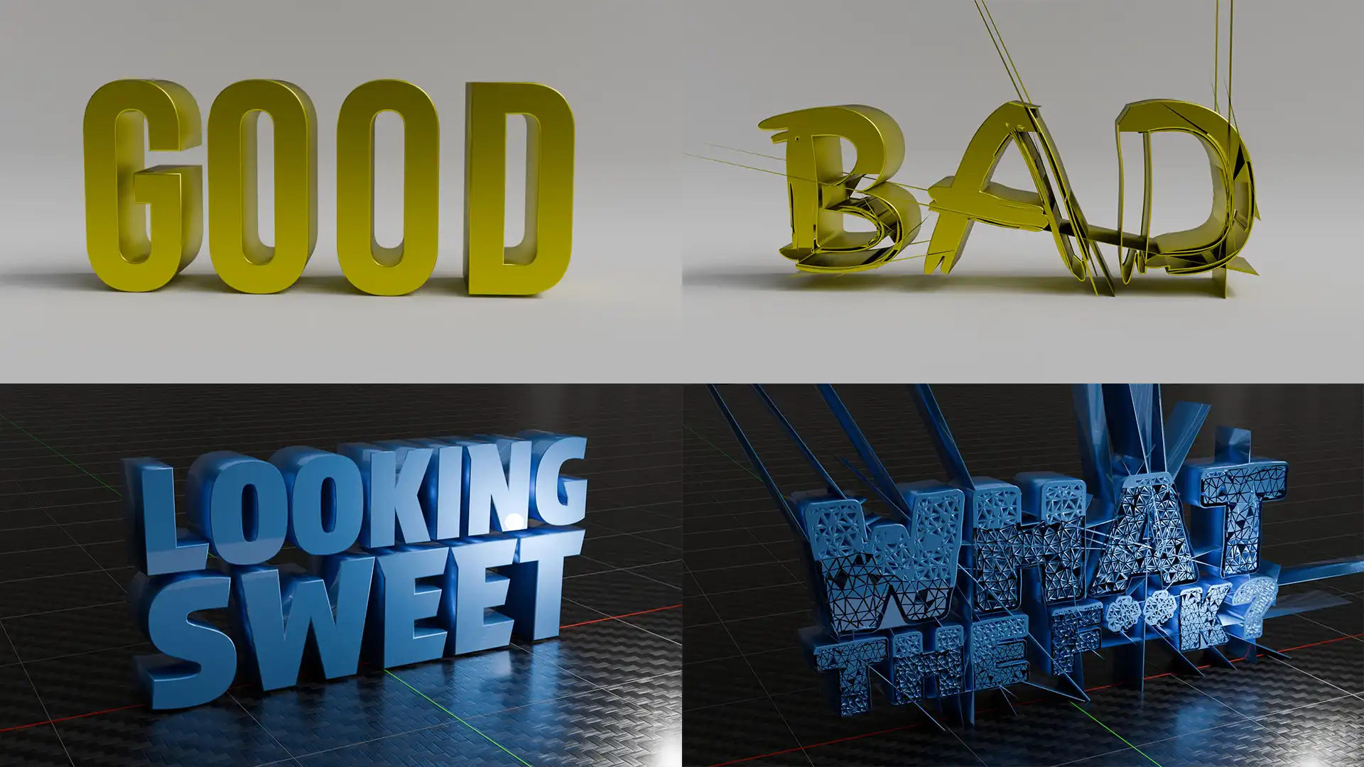 All Google Fonts Rendered in 3D