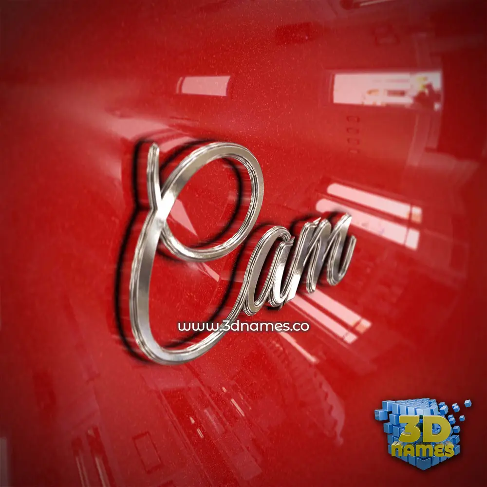 Car Paint 3D Name Wallpaper for "cam" | Custom Wallpaper | 3D Names