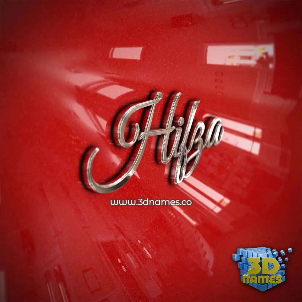 Preview of Car Paint 3D name for "hifza"