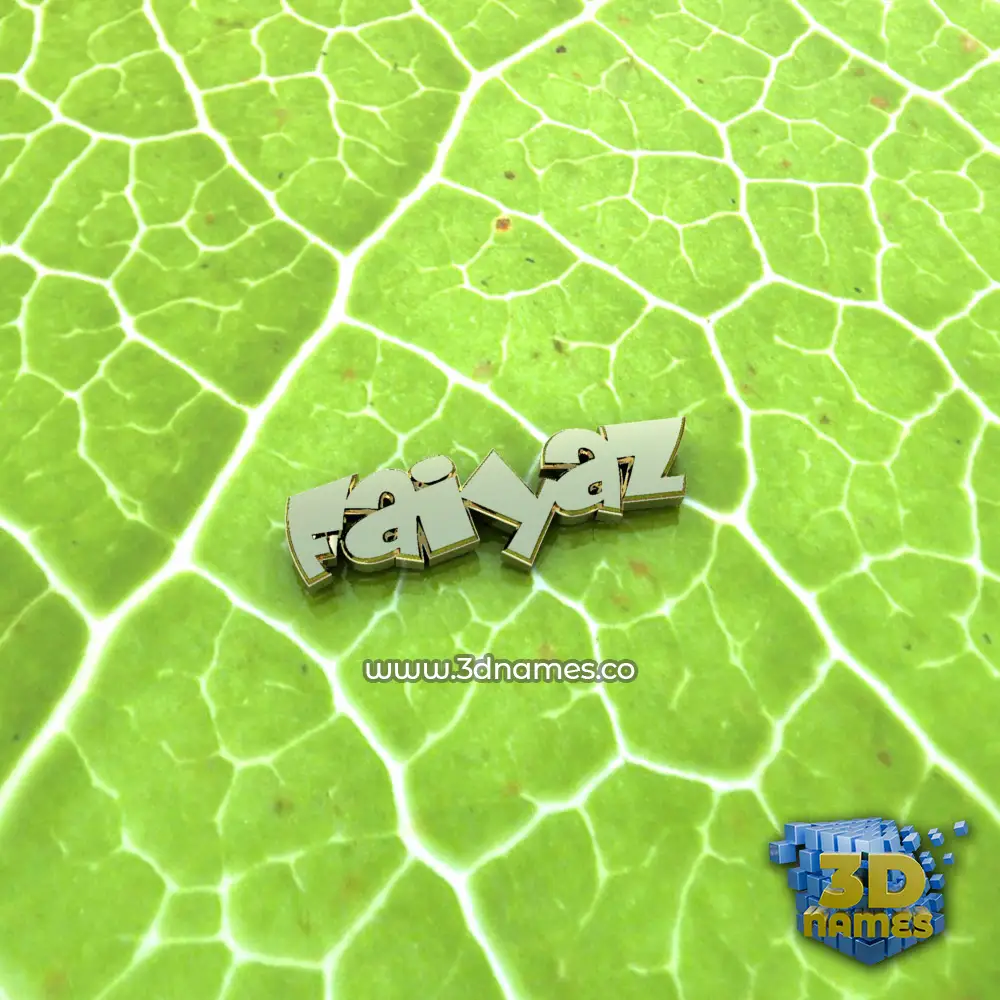 Preview Gold Leaf name for "faiyaz"