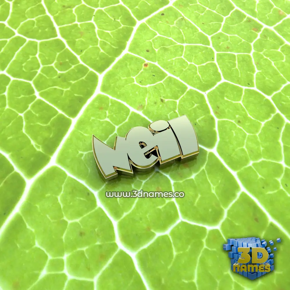 Preview of Gold Leaf 3D name for "neil"