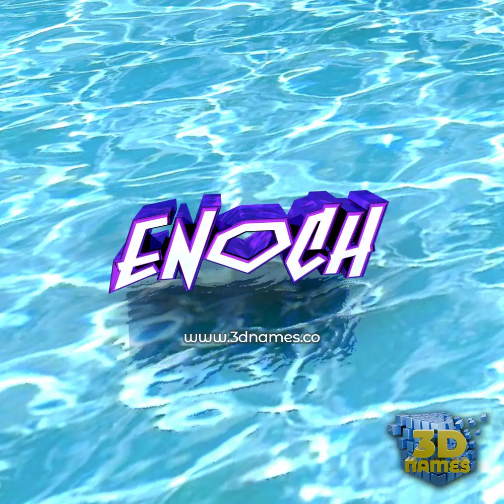 Preview of Water 3D name for "enoch"