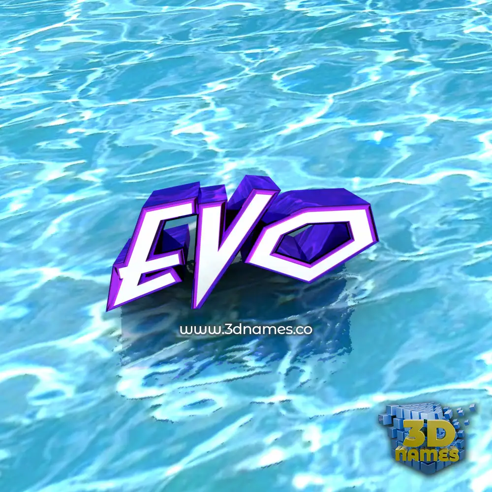 Preview of Water 3D name for "evo"