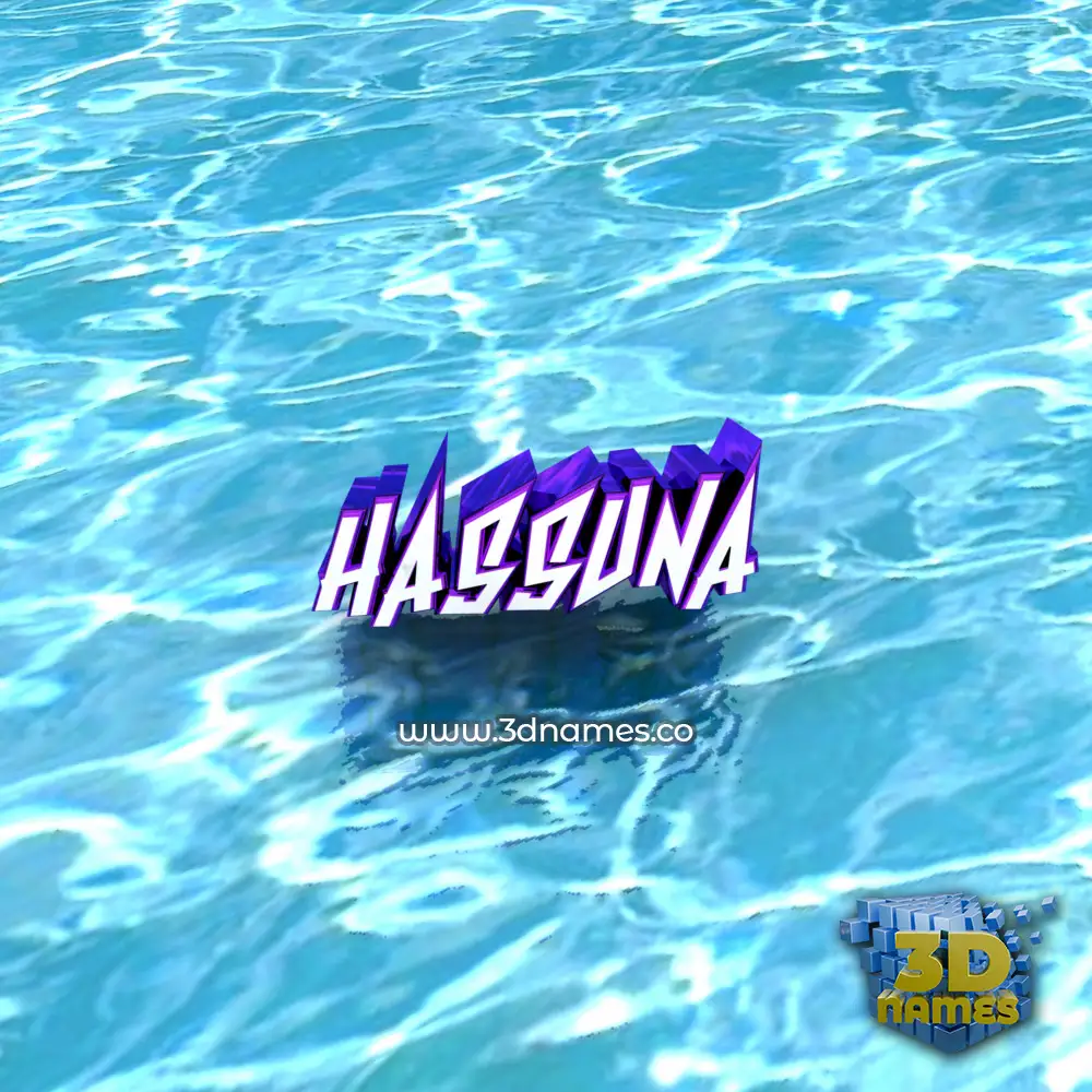 Preview of Water 3D name for "hassuna"