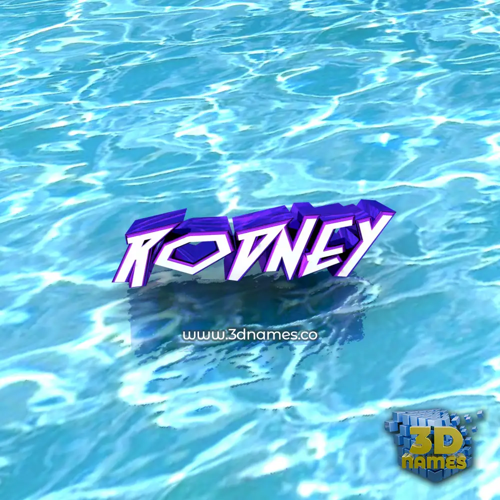 Preview of Water 3D name for "rodney"
