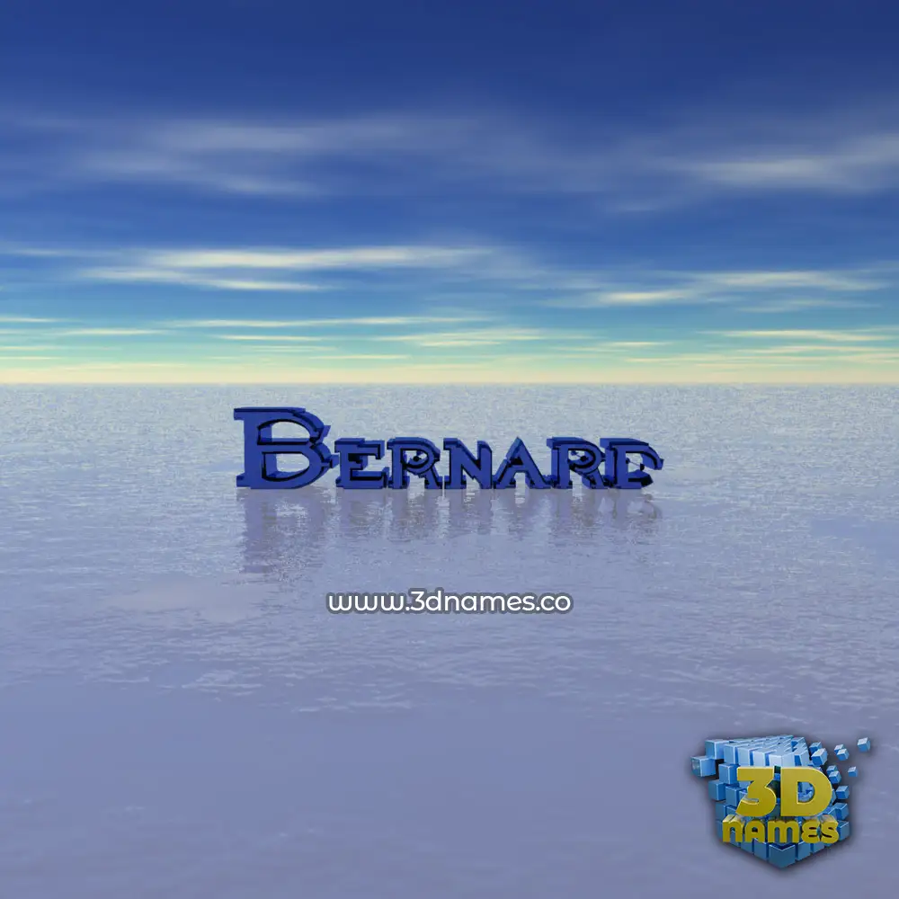 Horizon 3D Name Wallpaper for "bernard" | Custom Wallpaper | 3D Names