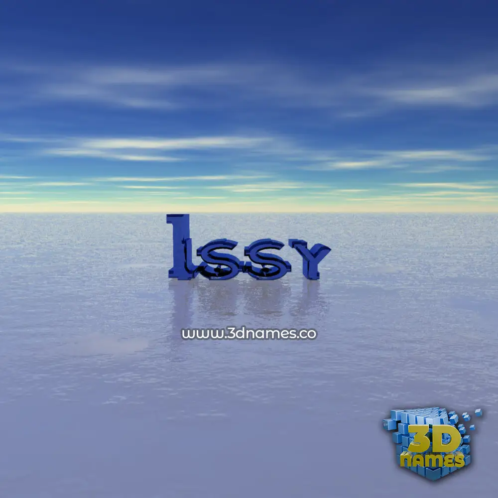 Horizon 3D Name Wallpaper for "issy" | Custom Wallpaper | 3D Names