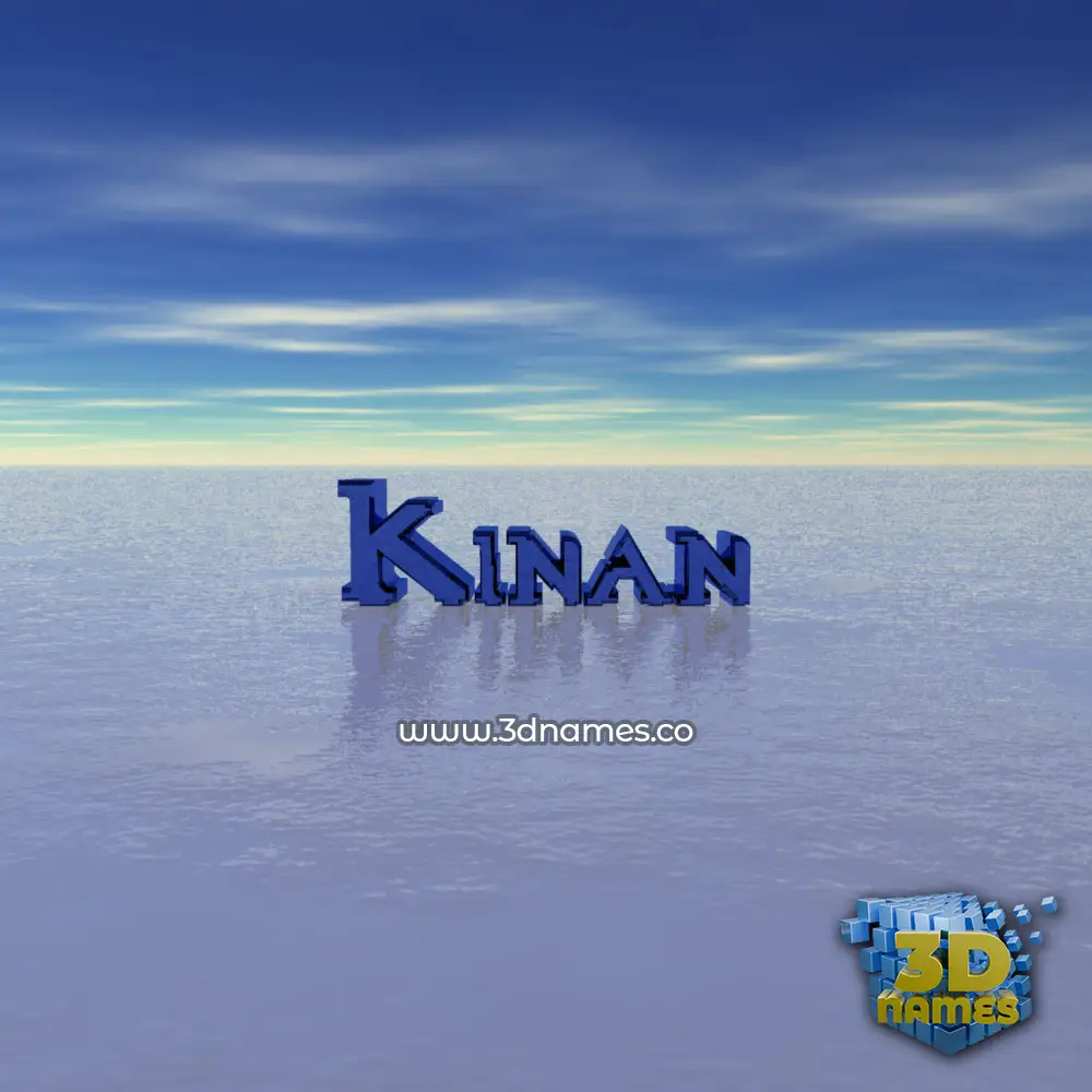 Horizon 3D Name Wallpaper for "kinan" | Custom Wallpaper | 3D Names