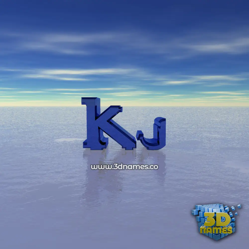 Preview of Horizon 3D name for "kj"