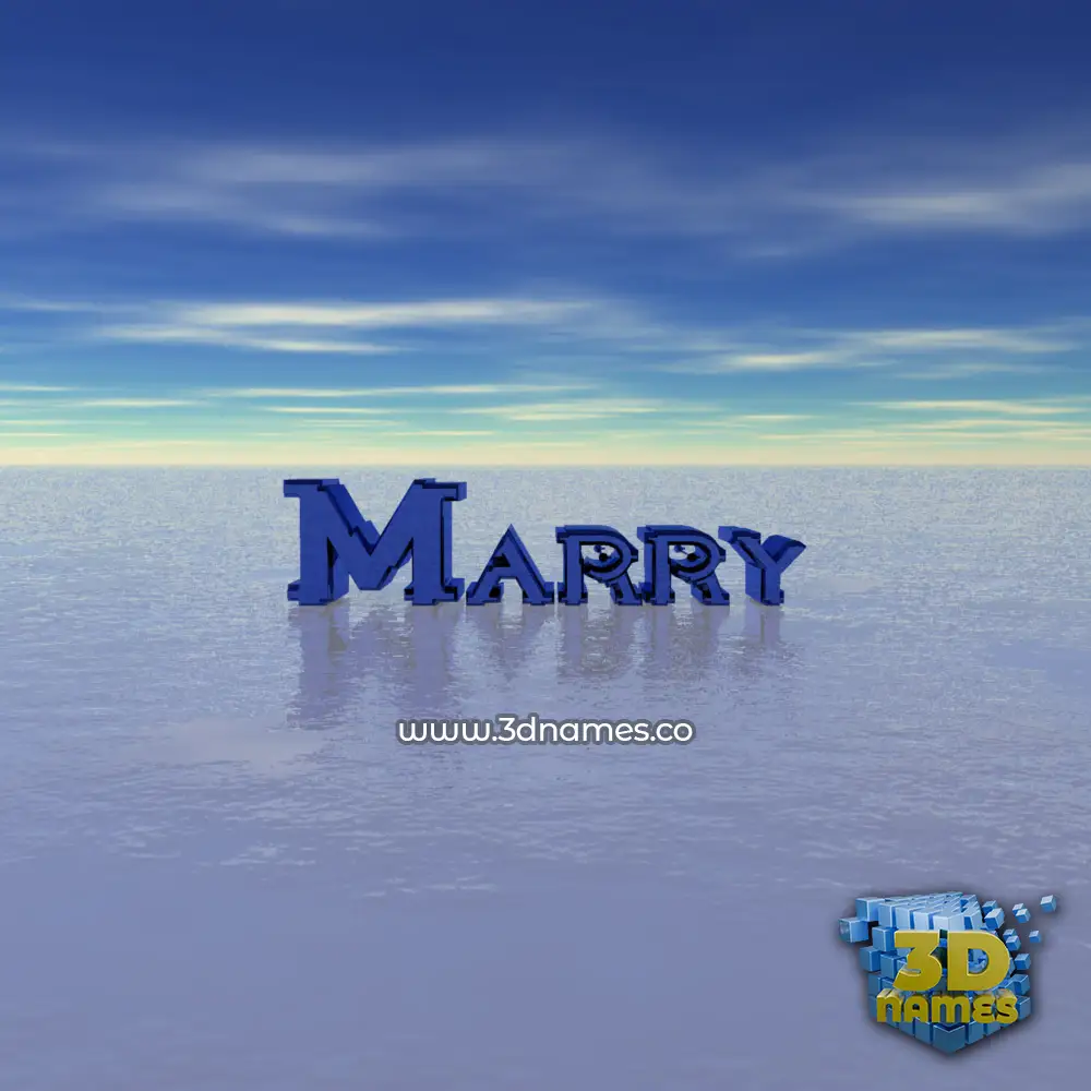 Horizon 3D Name Wallpaper for "marry" | Custom Wallpaper | 3D Names