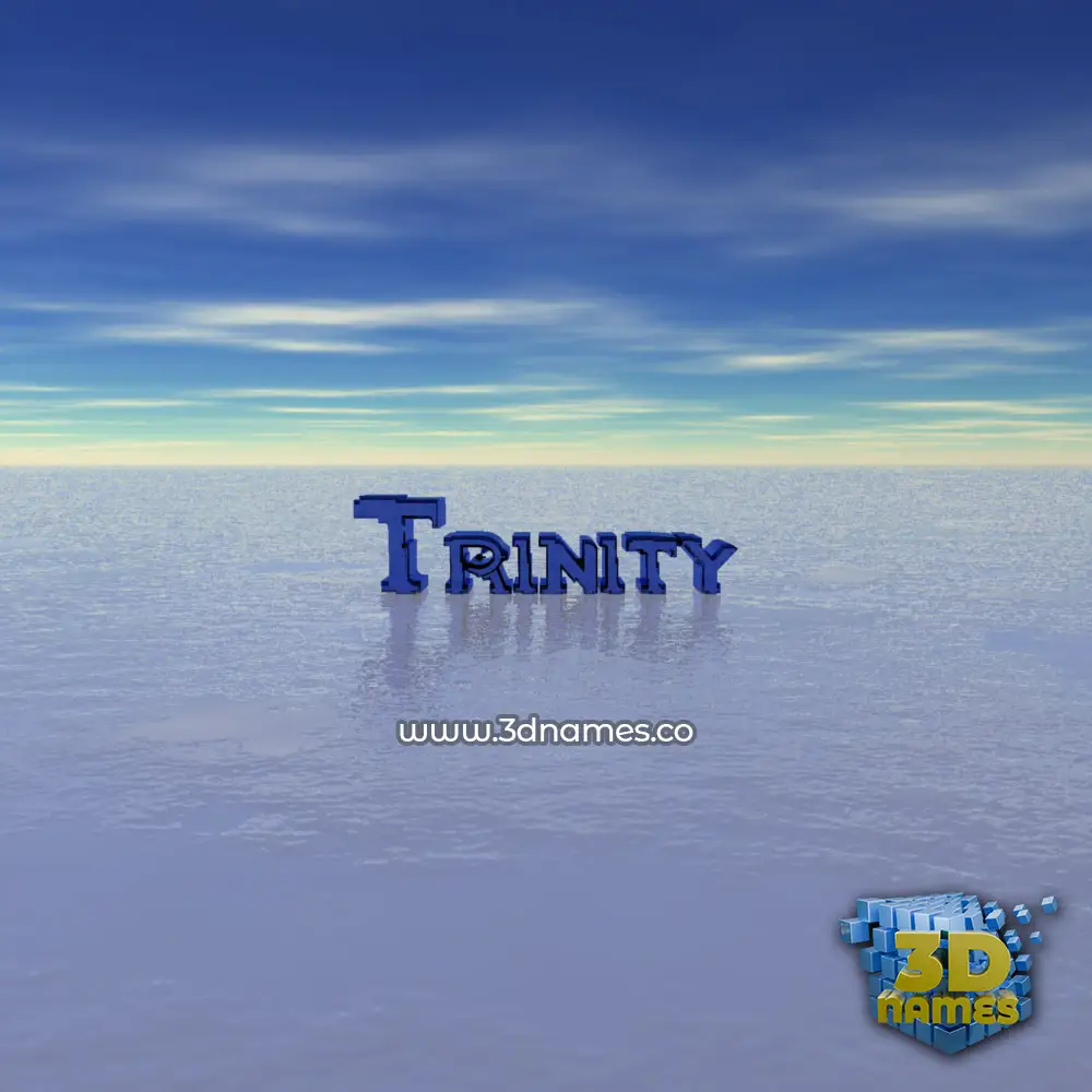 Horizon 3D Name Wallpaper for "trinity" | Custom Wallpaper | 3D Names