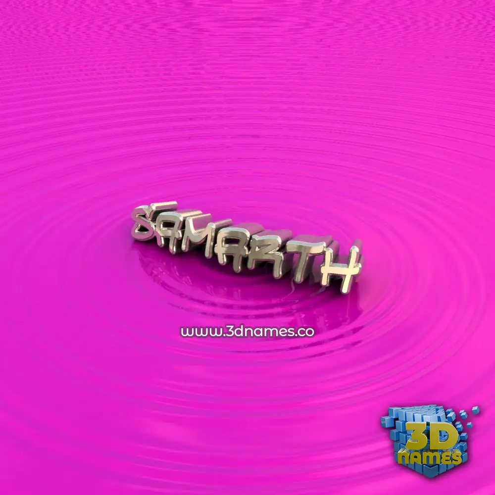 Pink Graffiti 3D Name Wallpaper for "samarth" | Custom Wallpaper | 3D Names