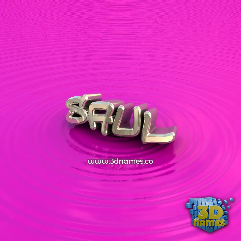 Preview Pink Graffiti name for "saul"