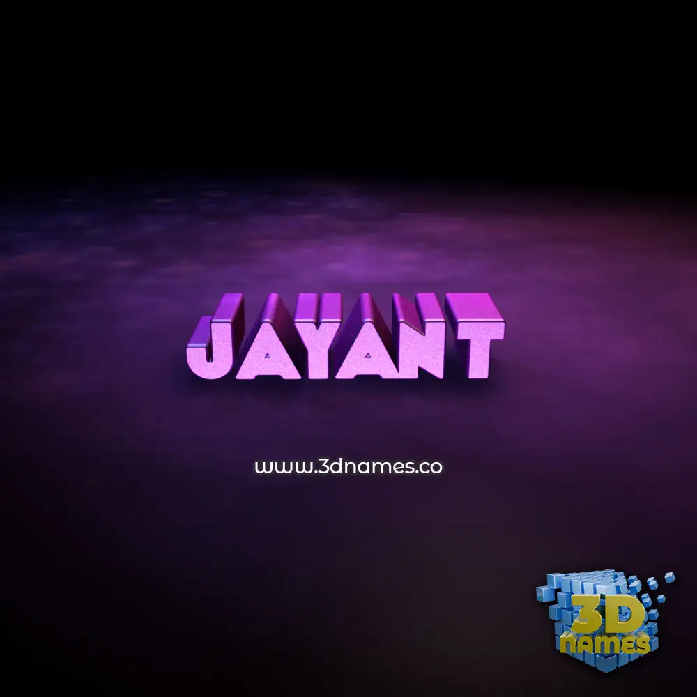 Jayant Name Logo