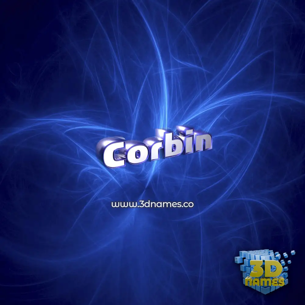 Plasma 3D Name Wallpaper for "corbin" | Custom Wallpaper | 3D Names