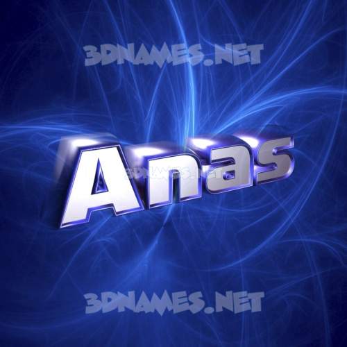 Anas Name Logo