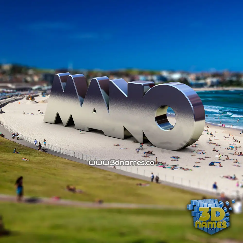 Preview of Bondi Beach 3D name for "Mano"