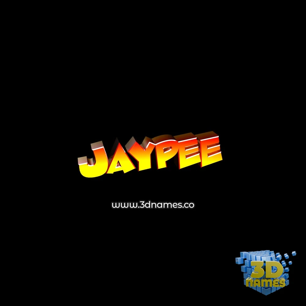 Preview Black Background name for "jaypee"