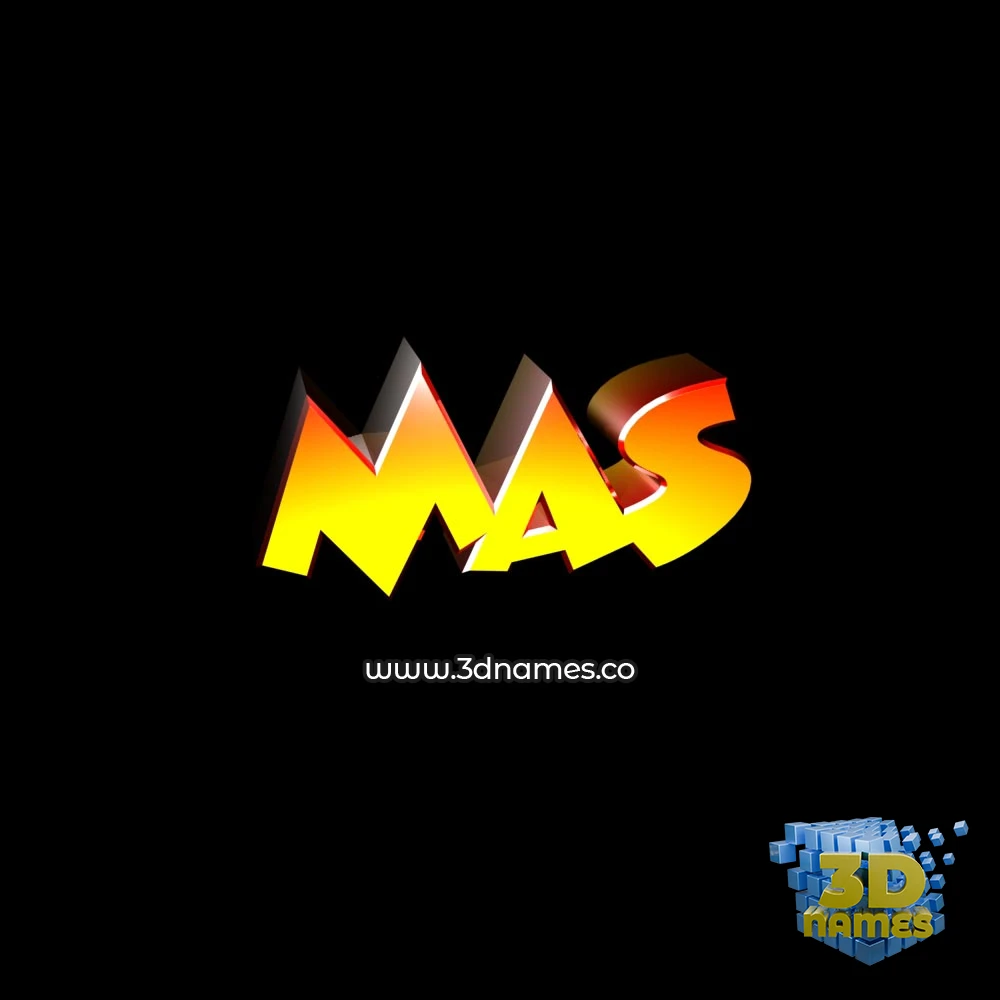Preview Black Background name for "mas"