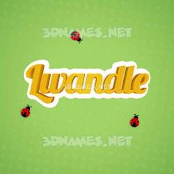 27 3D Names for "lwandle"