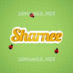 14 3D Names for "sharnee"