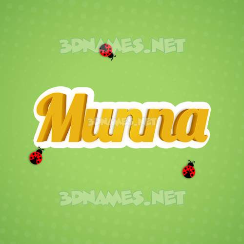 I Love U Munna Name Wallpaper