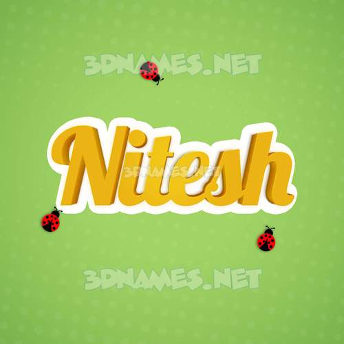 Nitesh Name 3d Wallpaper