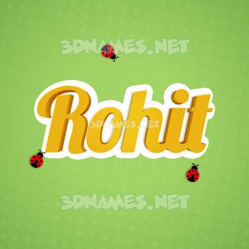 Beautiful Rohit Name Wallpaper