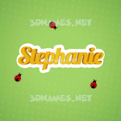 Stephanie Name Logo
