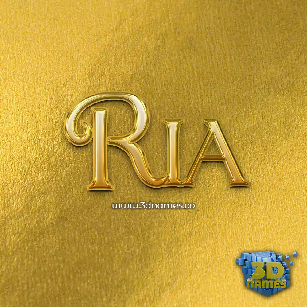 Preview All Gold name for "ria"
