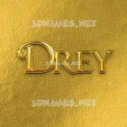 17 3D Names for "drey"
