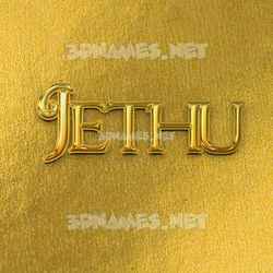 16 3D Names for "jethu"