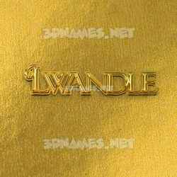27 3D Names for "lwandle"