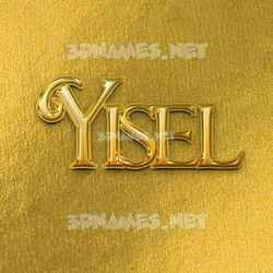 31 3D Names for "yisel"