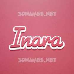 10 3D Names for "inara"