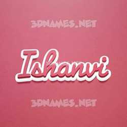 15 3D Names for "ishanvi"