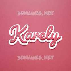 19 3D Names for "karely"