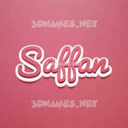 18 3D Names for "saffan"