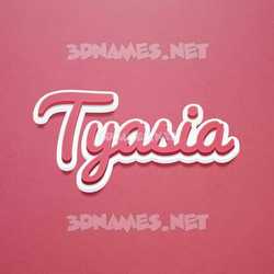 16 3D Names for "tyasia"