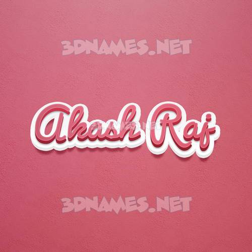 Akash Name 3d Wallpaper