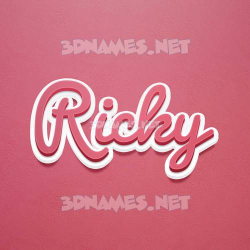 Ricky Name Wallpaper