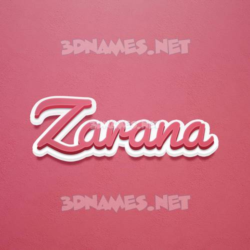 Zarana Name