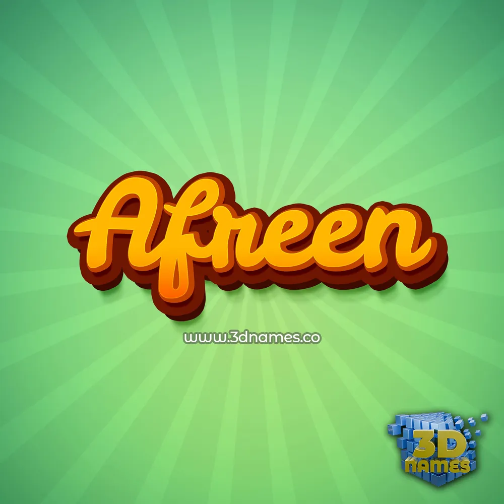 Preview Green Rays name for "afreen"