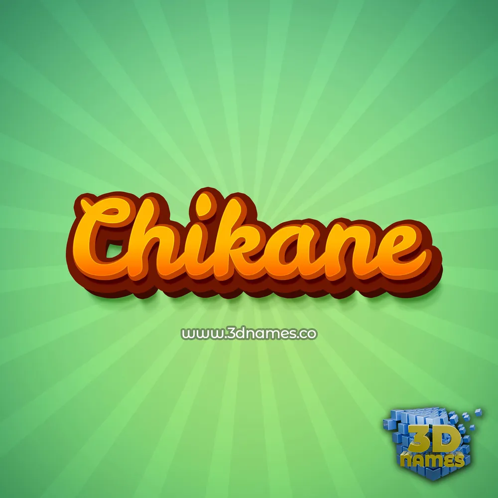 Preview of Green Rays 3D name for "chikane"