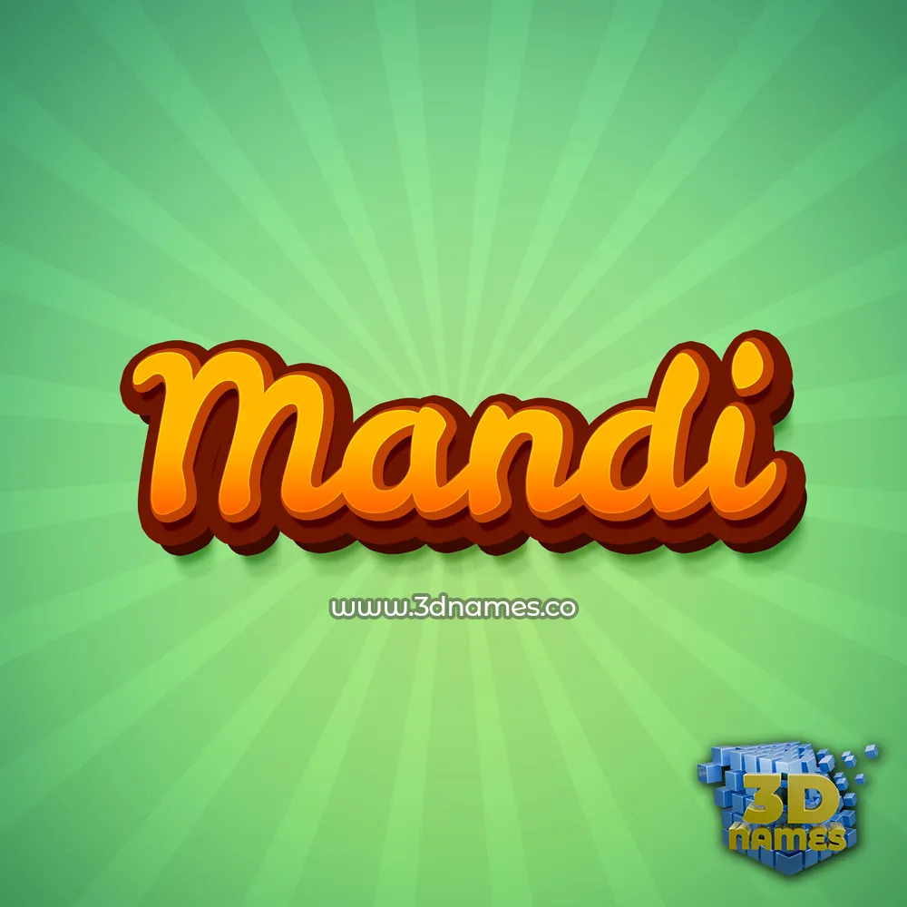 Preview Green Rays name for "mandi"