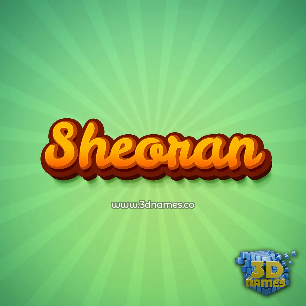 Preview of Green Rays 3D name for "sheoran"