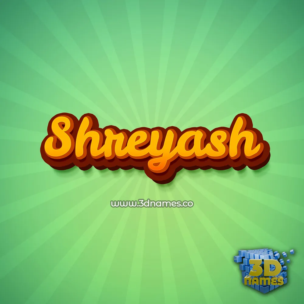 Green Rays 3D Name Wallpaper for "shreyash" | Custom Wallpaper | 3D Names