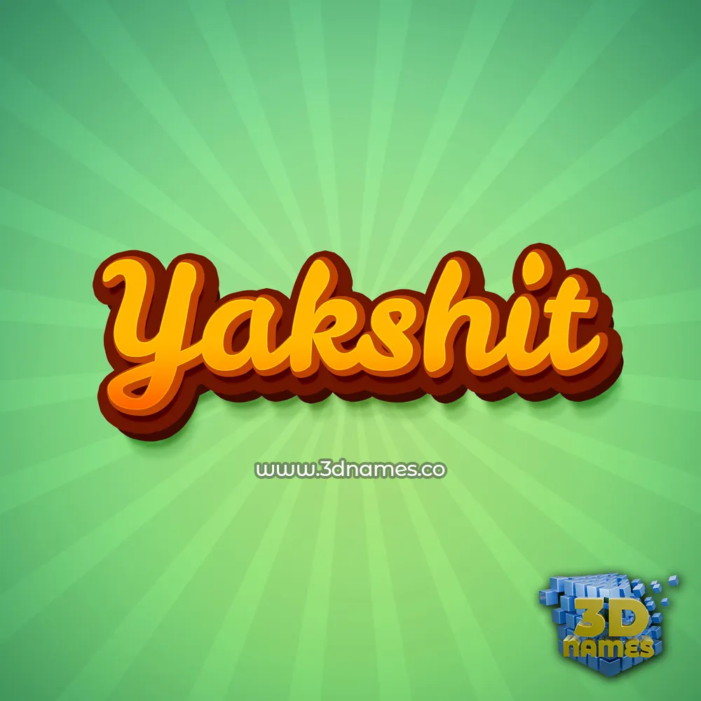 Preview Green Rays name for "yakshit"