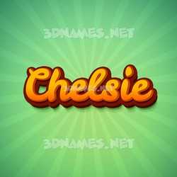 30 3D Names for "chelsie"