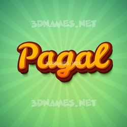 24 3D Names for "pagal"
